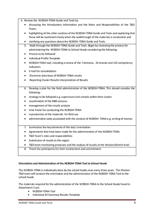 DepEd National Competency-Based Standards for School Heads | PDF