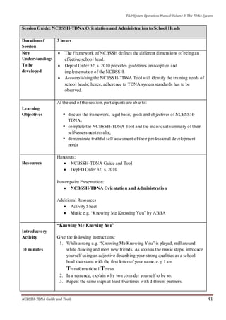 DepEd National Competency-Based Standards for School Heads | PDF