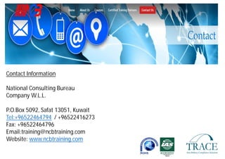 Ncb training co presentation | PDF