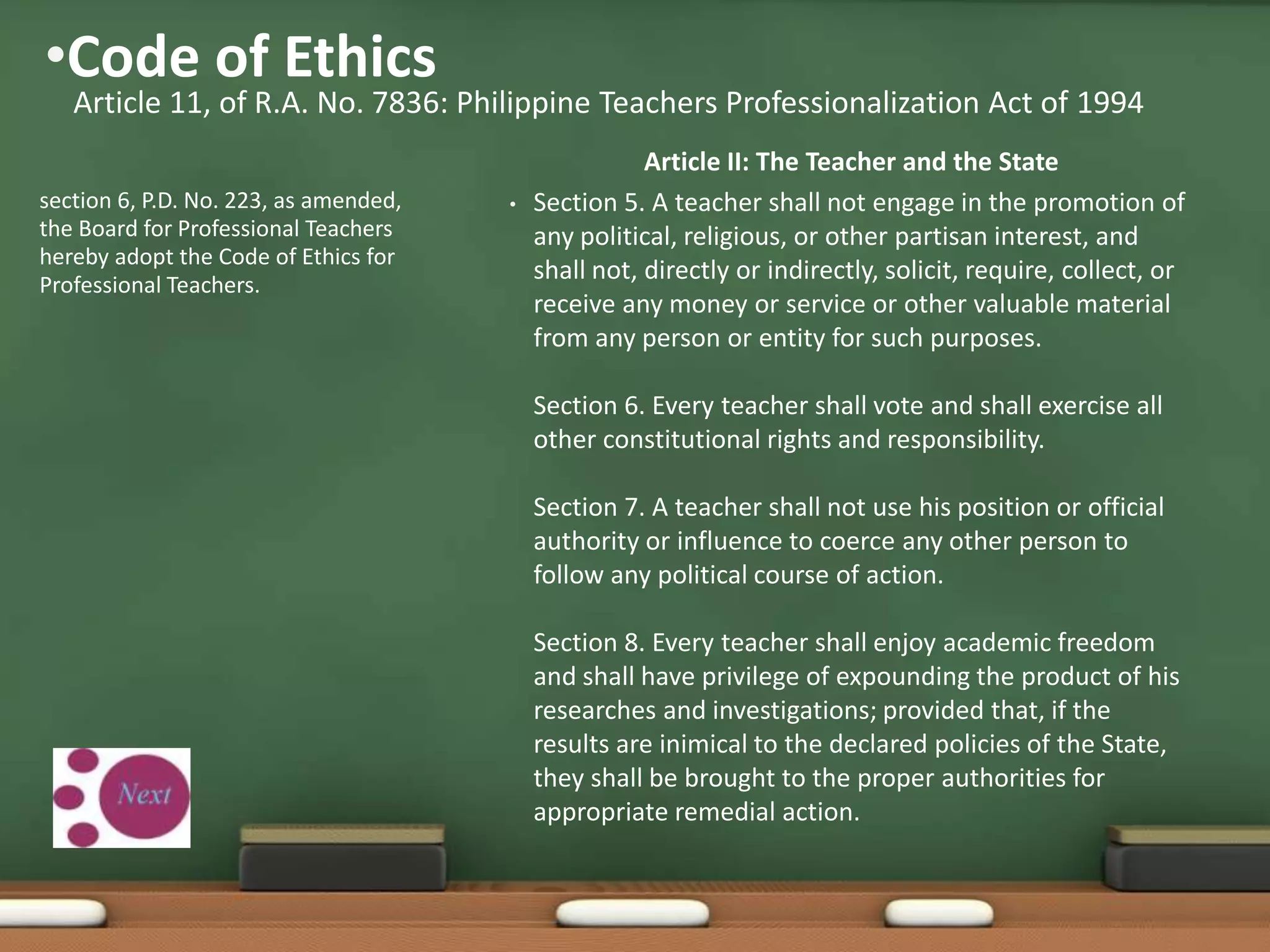 N.C.B.T.S.-National Competency-Based Teacher's Standard (2013) | PPTX