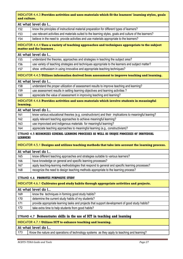 Ncbts tsna-guide-and-tools | PDF