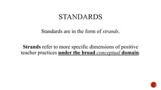 The National Competency-Based Teacher Standards | PPTX