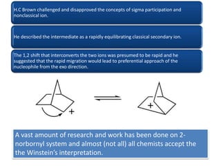 Nonclassical Carbocation | PPTX