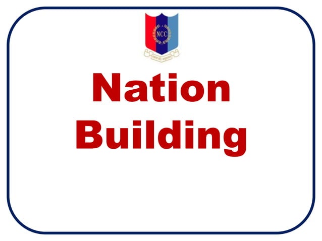 Ncc and nation building | PPTX