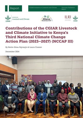 NCCAP III Outcome Report layout and design | PDF