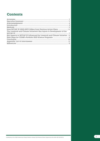 NCCAP III Outcome Report layout and design | PDF