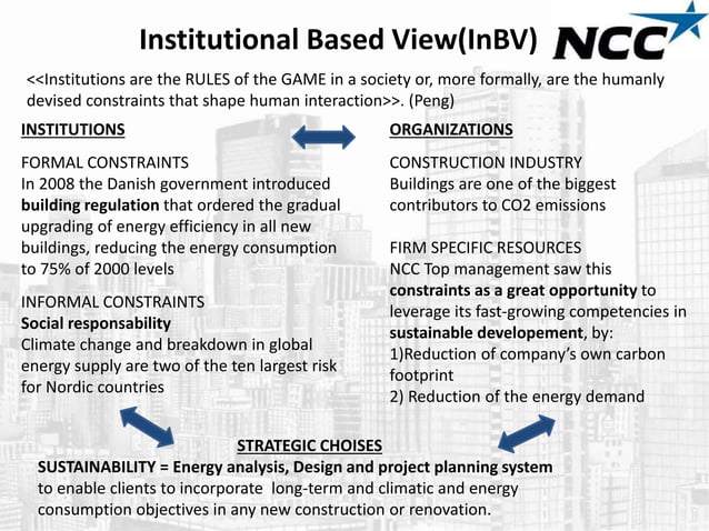 Ncc construction DK, Strategy | PPTX