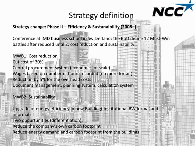 Ncc construction DK, Strategy | PPTX