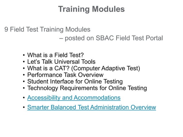 NCCE ~ Smarter Balanced Assessments | PPT