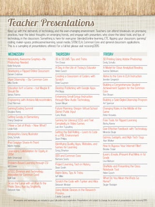 NCCE 2015 Advanced Program | PDF