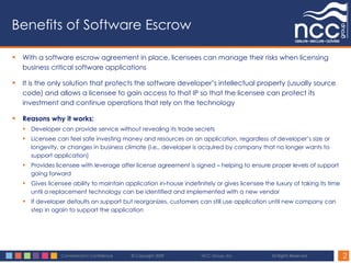 NCC Group Software Escrow Services | PPT