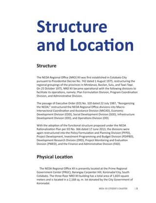 NEDA XII Citizen's Charter | PDF