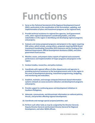 NEDA XII Citizen's Charter | PDF