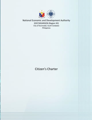 NEDA XII Citizen's Charter | PDF