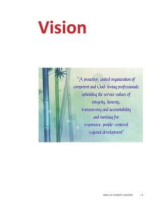 NEDA XII Citizen's Charter | PDF