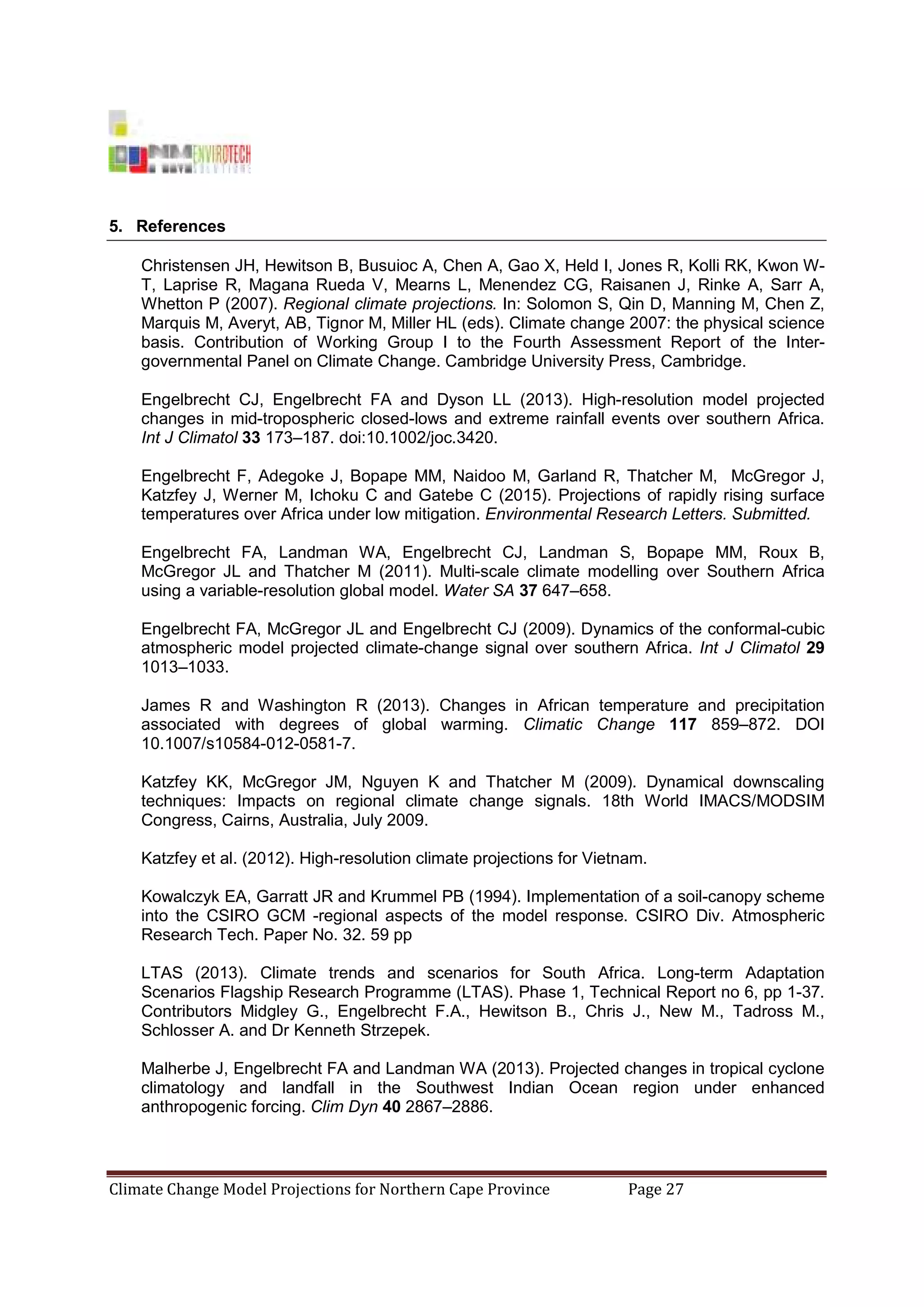 Nc climate change model projections chapter final draft 06 | PDF