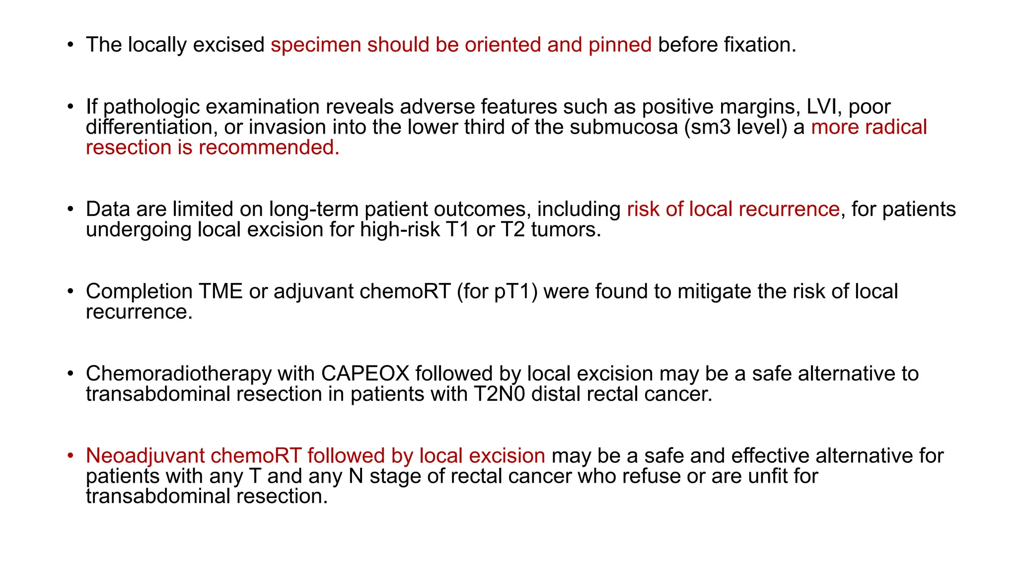 Rectal cancer management , Nccn guideline 2024 .pptx | Digestive Disorders | Diseases and Conditions