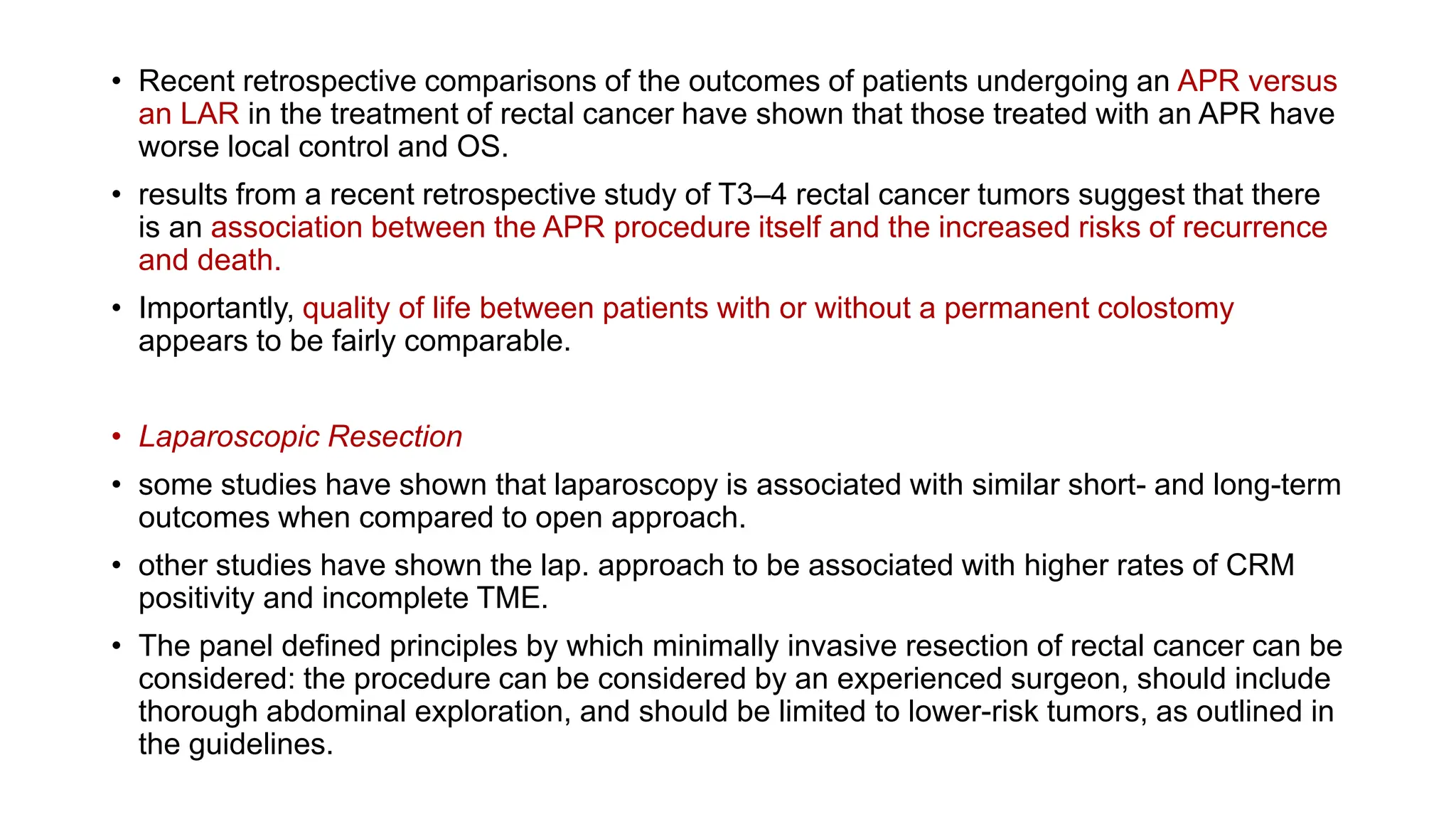 Rectal cancer management , Nccn guideline 2024 .pptx | Digestive Disorders | Diseases and Conditions