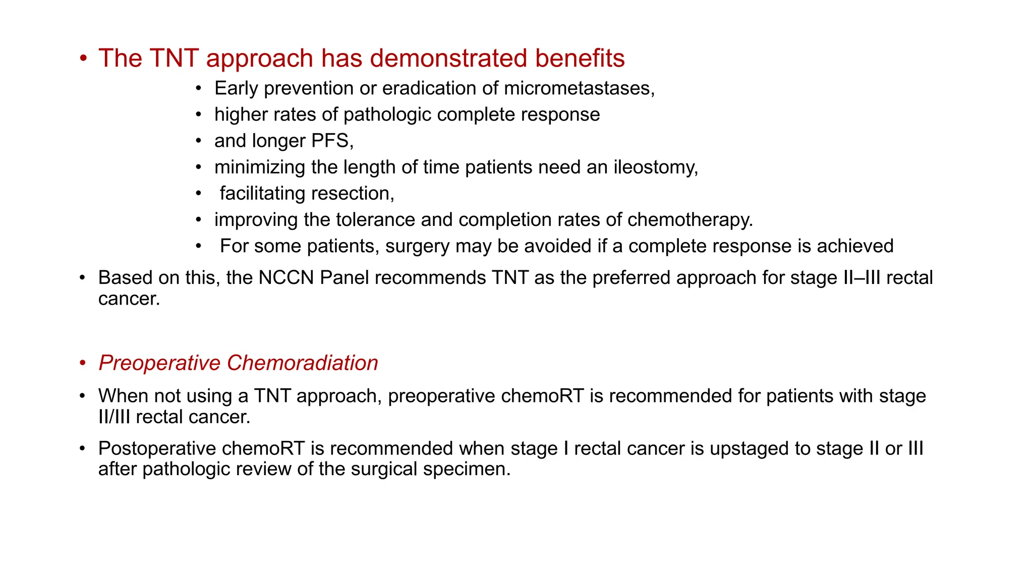 Rectal cancer management , Nccn guideline 2024 .pptx | Digestive Disorders | Diseases and Conditions