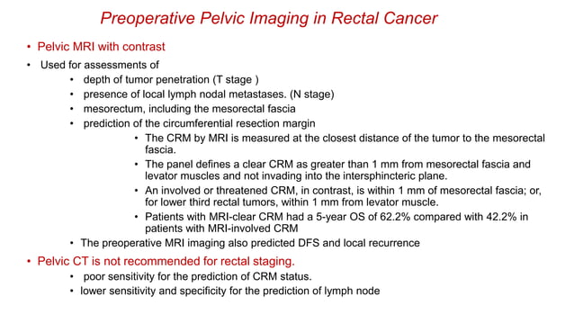 Rectal cancer management , Nccn guideline 2024 .pptx | Digestive Disorders | Diseases and Conditions