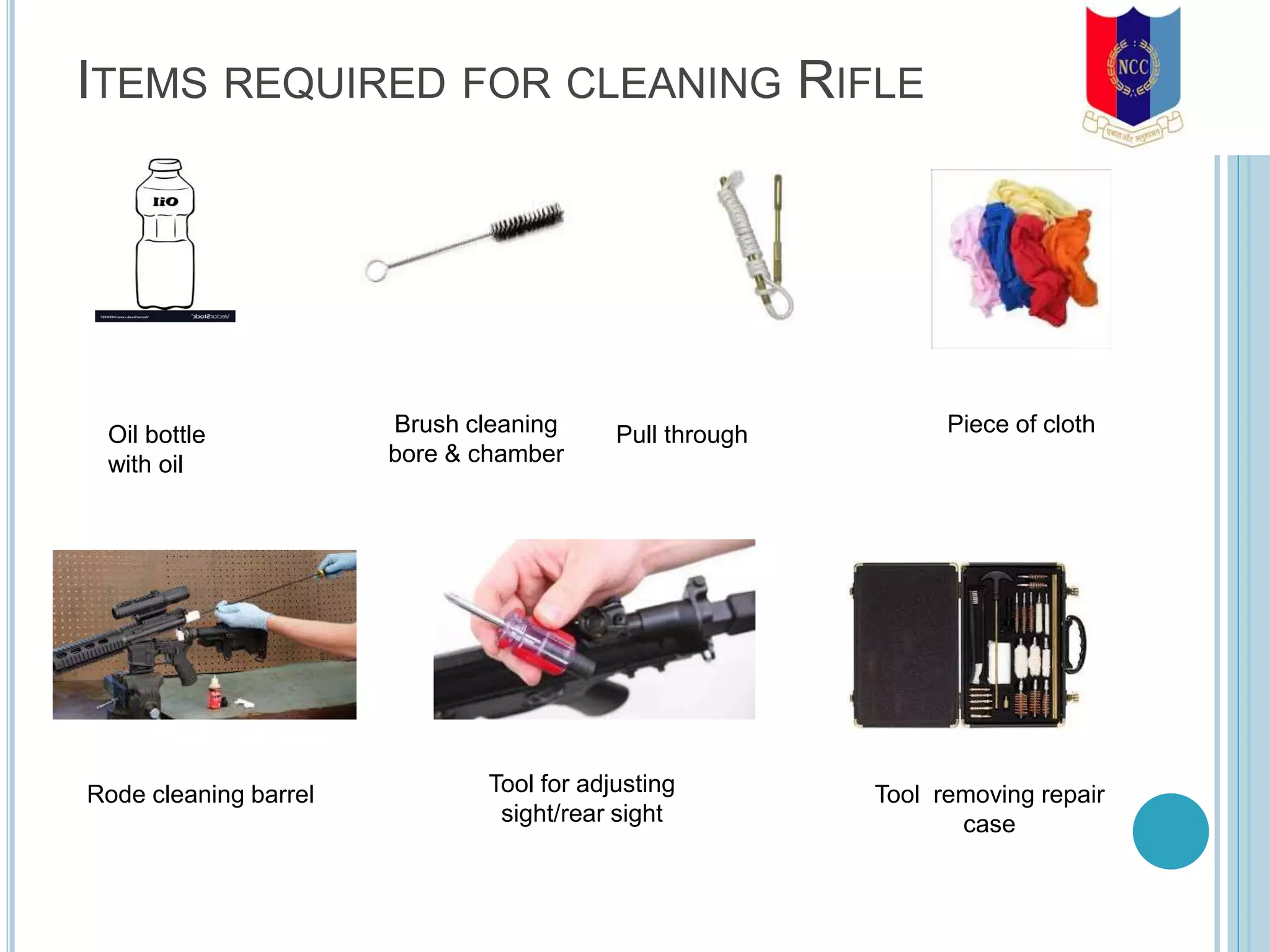 NCC Weapon training (4 TN CTC NCC) | PPTX