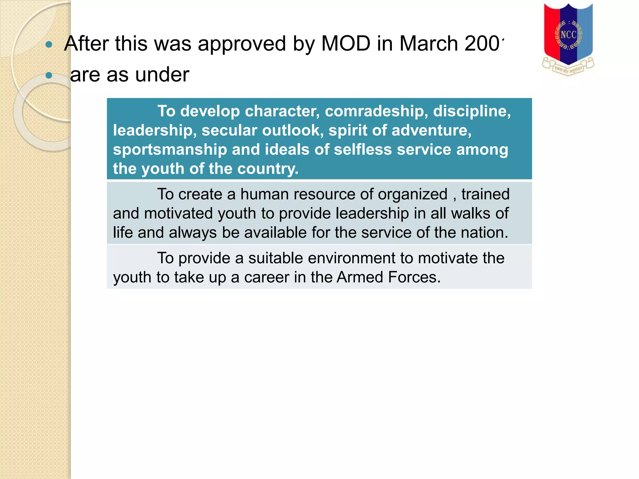 Ncc History (4 TN CTC) | PPTX