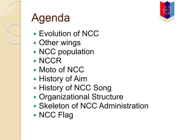 Ncc History (4 TN CTC) | PPT