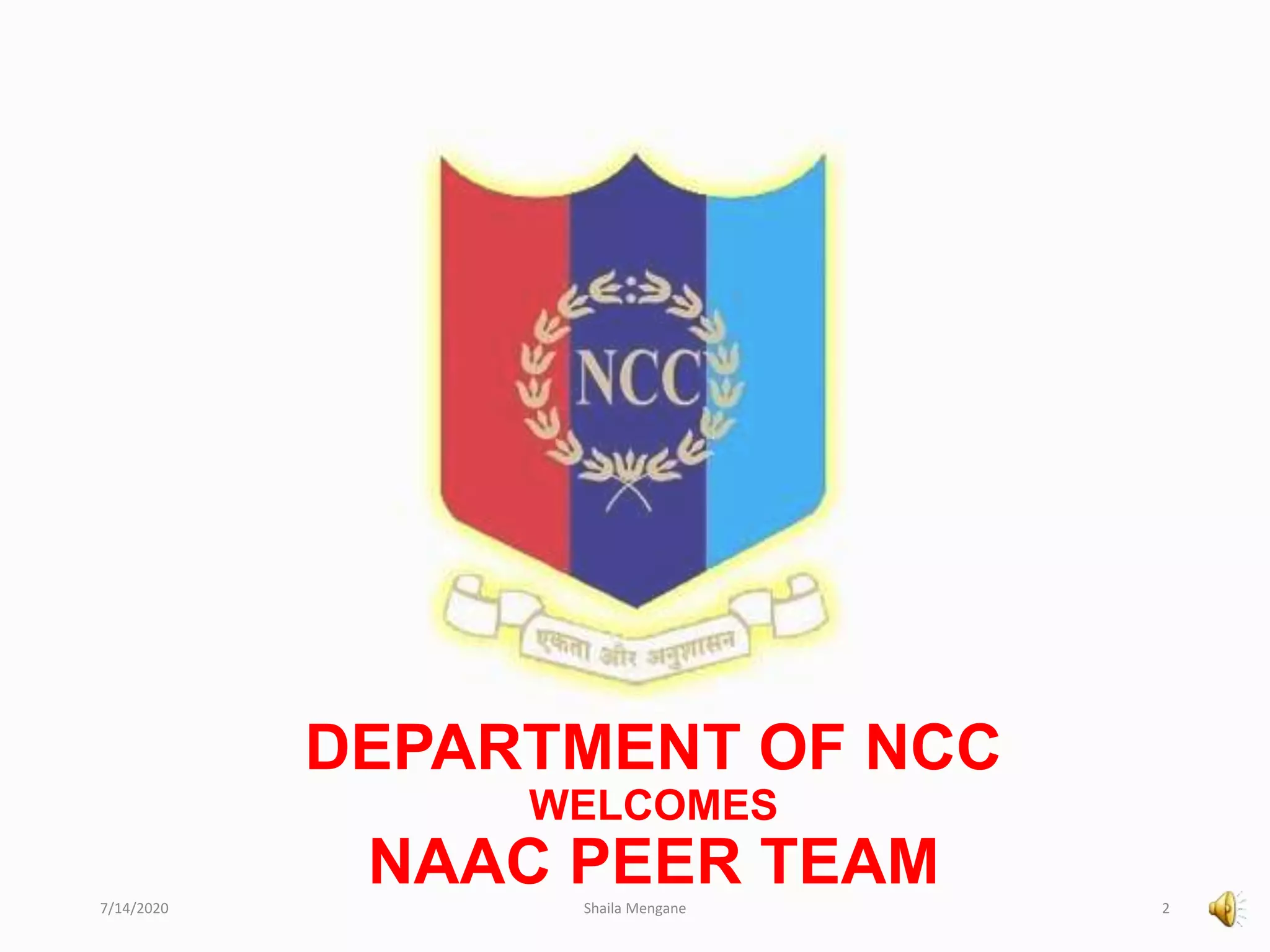 Ncc presentation | PPTX