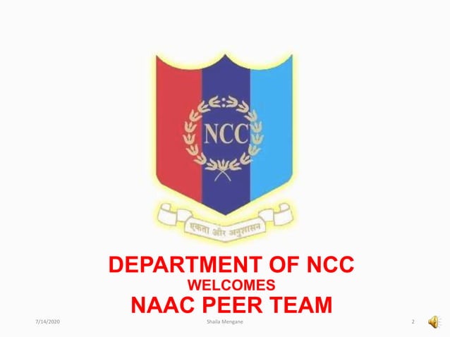 Ncc presentation | PPT