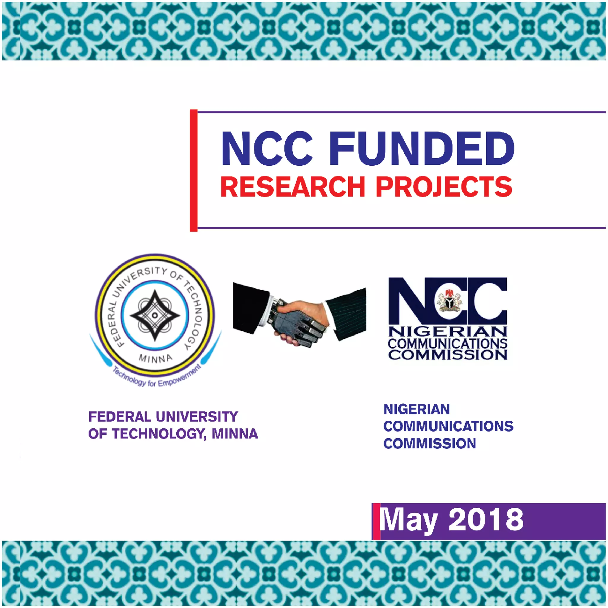 NCC FUNDED PROJECTS | PDF