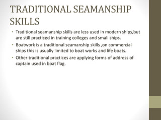 NCC SEAMANSHIP Dhanush Kumar.pptx in ncc | PPTX