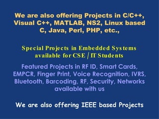 Ncct Software Projects Intro & Presentation | PPT