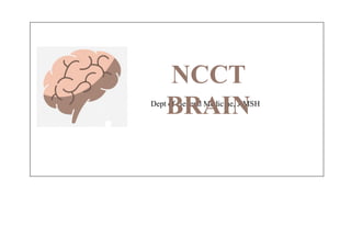 NCCT BRAIN Tutorial.pdf it have details of brain | PDF