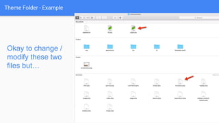 Getting Under the Hood - WordPress File & Directory Structure | PPT