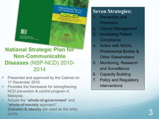 NCD: we know the answers, how about the implementation? | PPTX