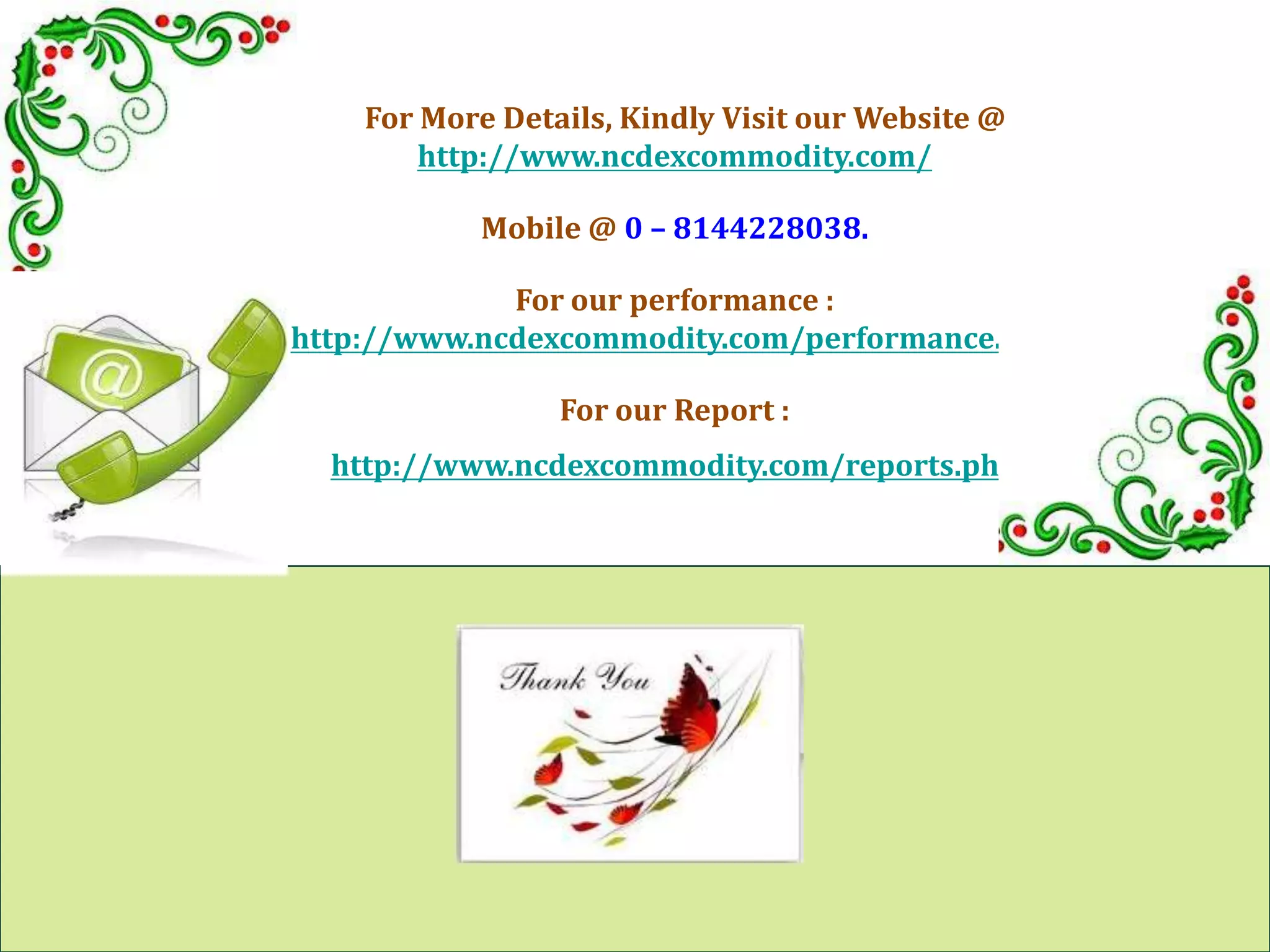 Ncdex dhaniya tips | PPTX