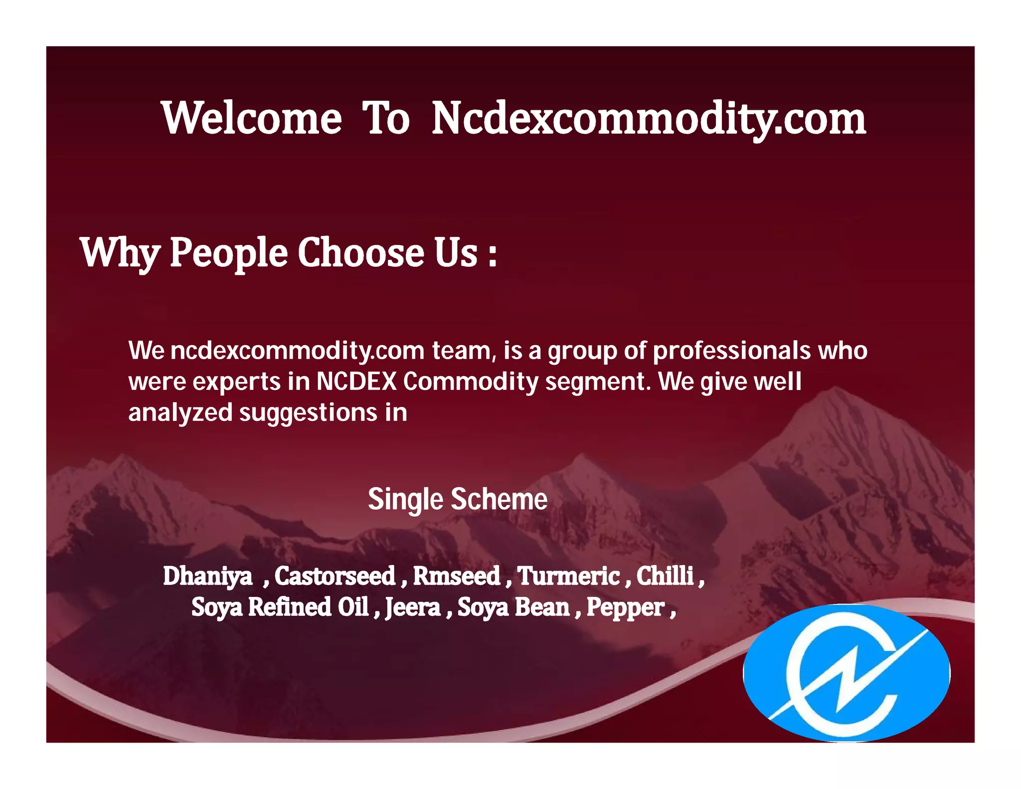 Ncdex tips | PPT