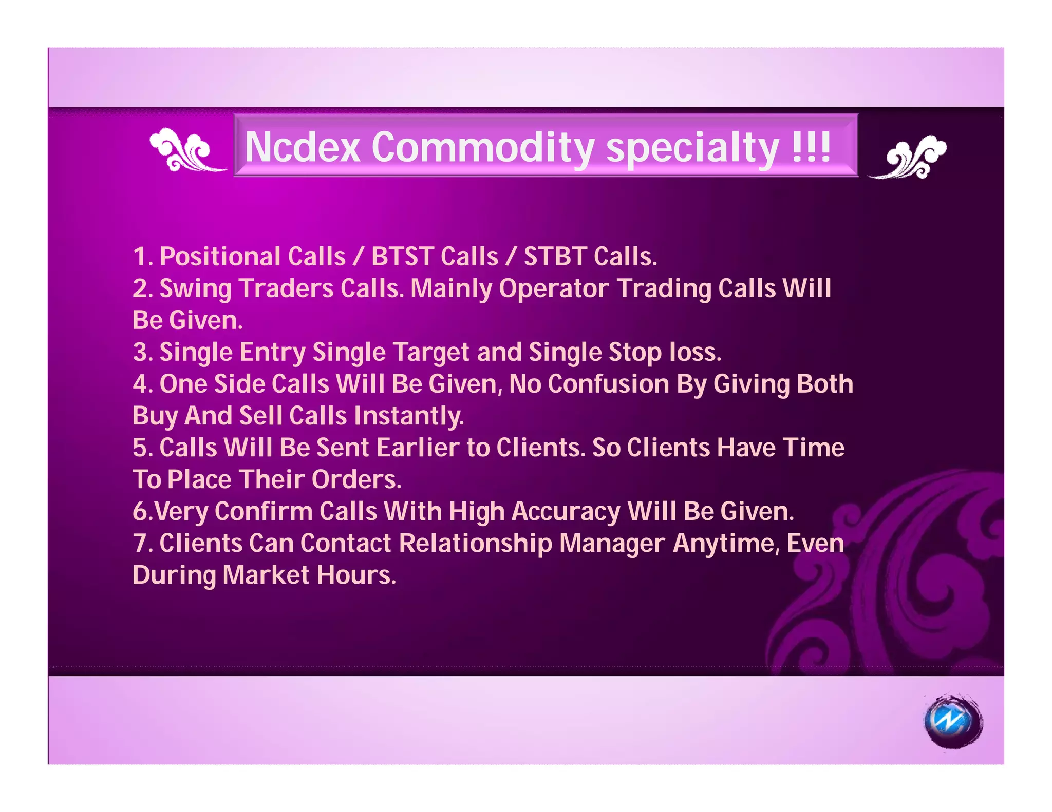 Ncdex tips | PDF | Economy | Business and Finance