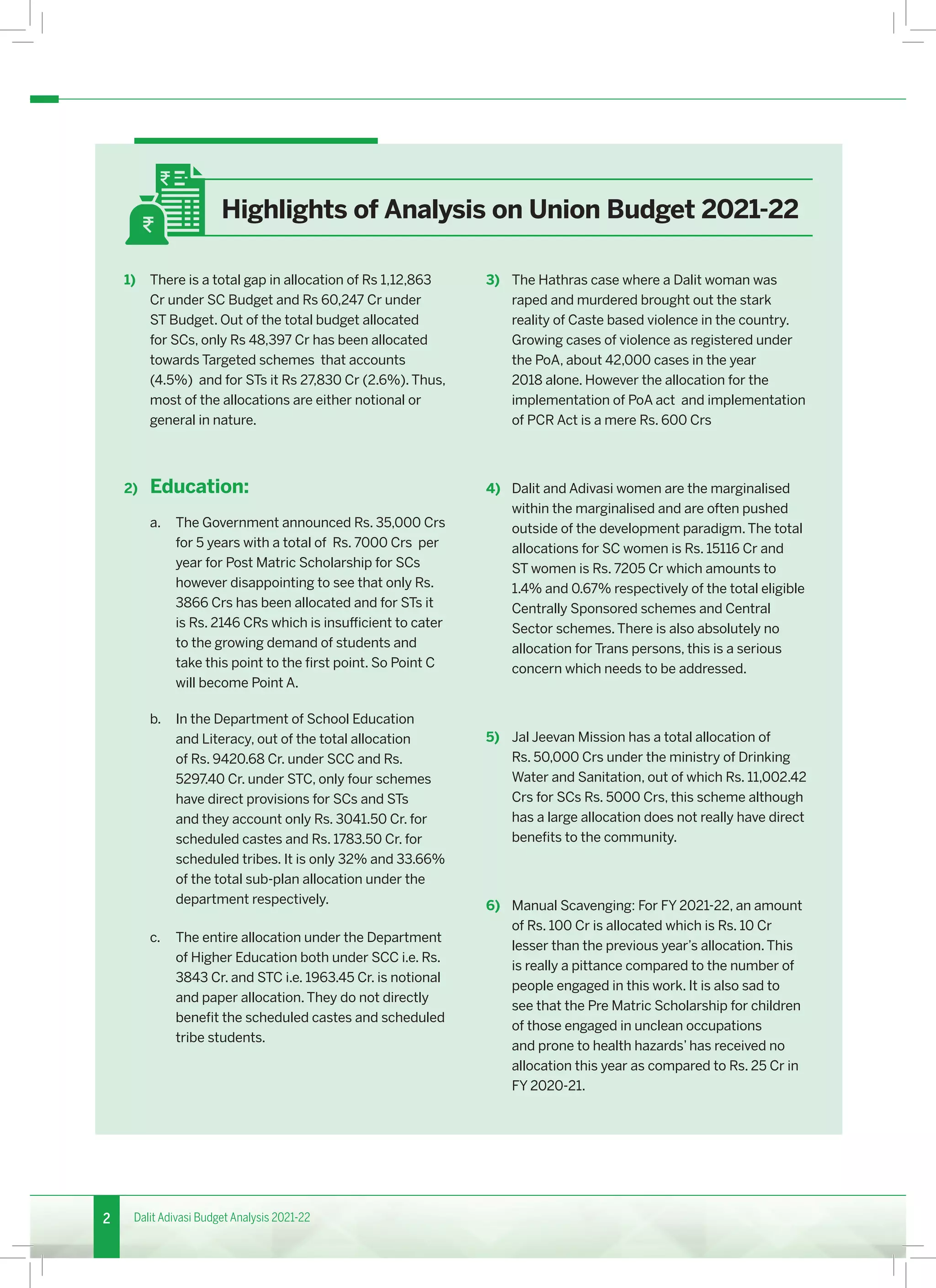 Ncdhr budget 2021 print single | PDF