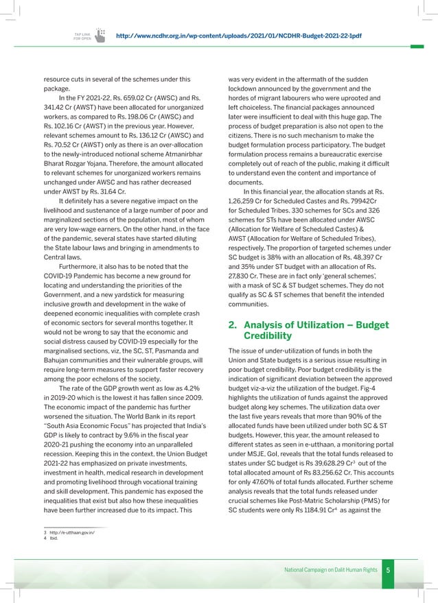 Ncdhr budget 2021 print single | PDF