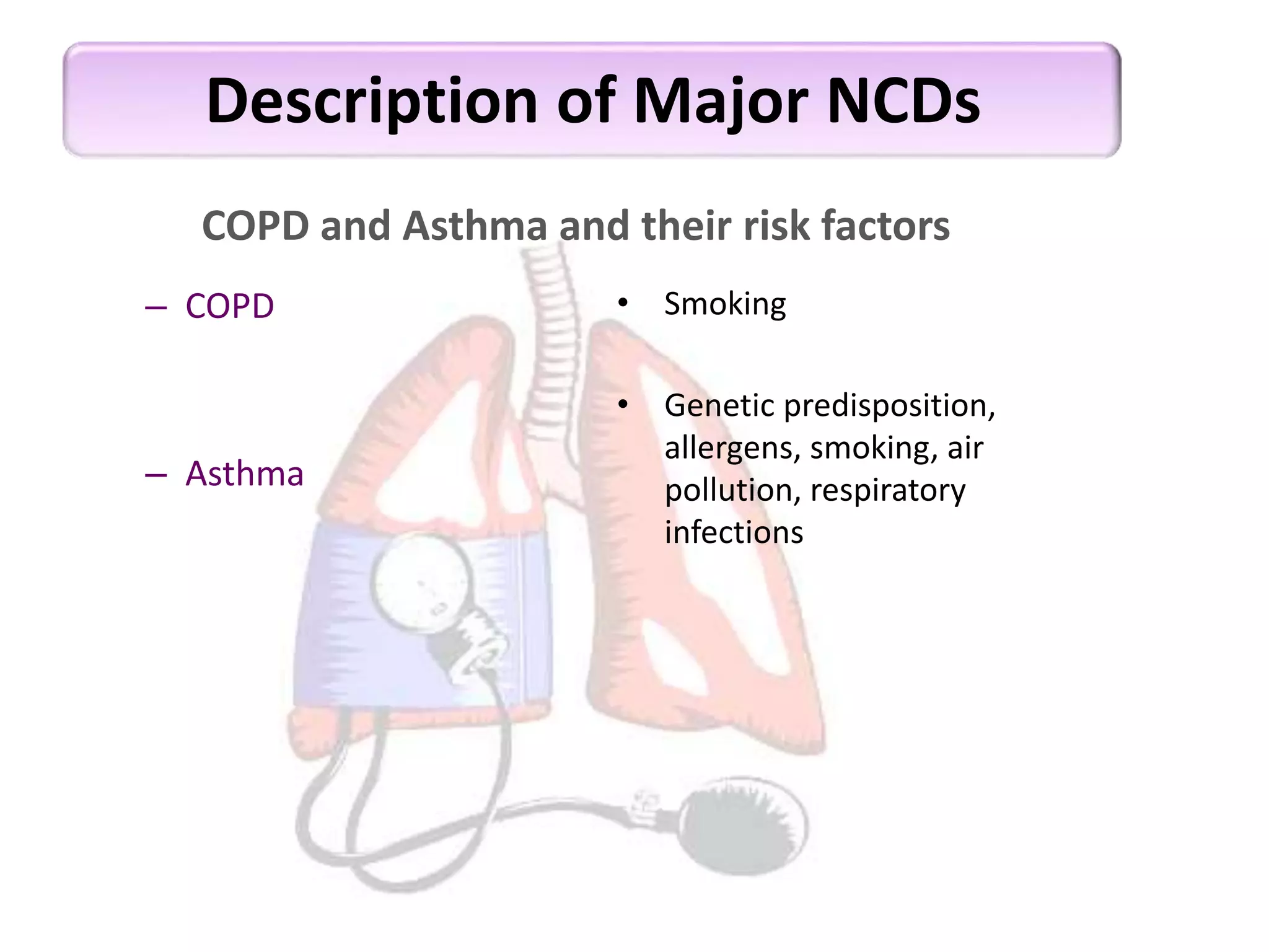 Non-Communicable Diseases and Lifestyle-Related Diseases | PPTX
