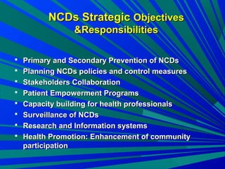 NCD in Saudi Arabia dr M. Saeedi 2012 Riyadh | PPT