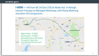 NCDOT Master Plan Presentation | PPTX