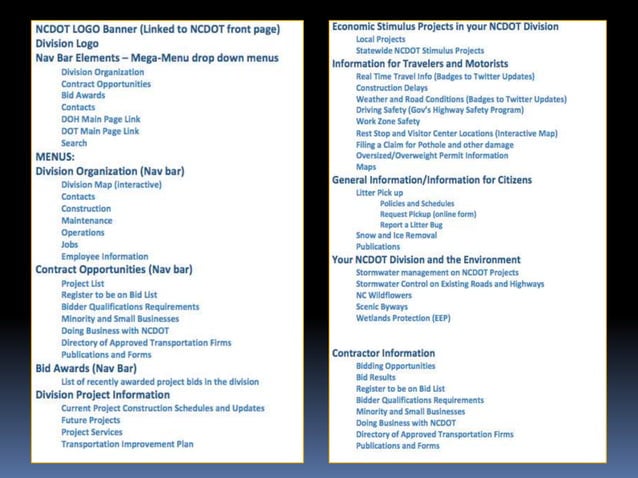 NCDOT DOH Template | PPTX
