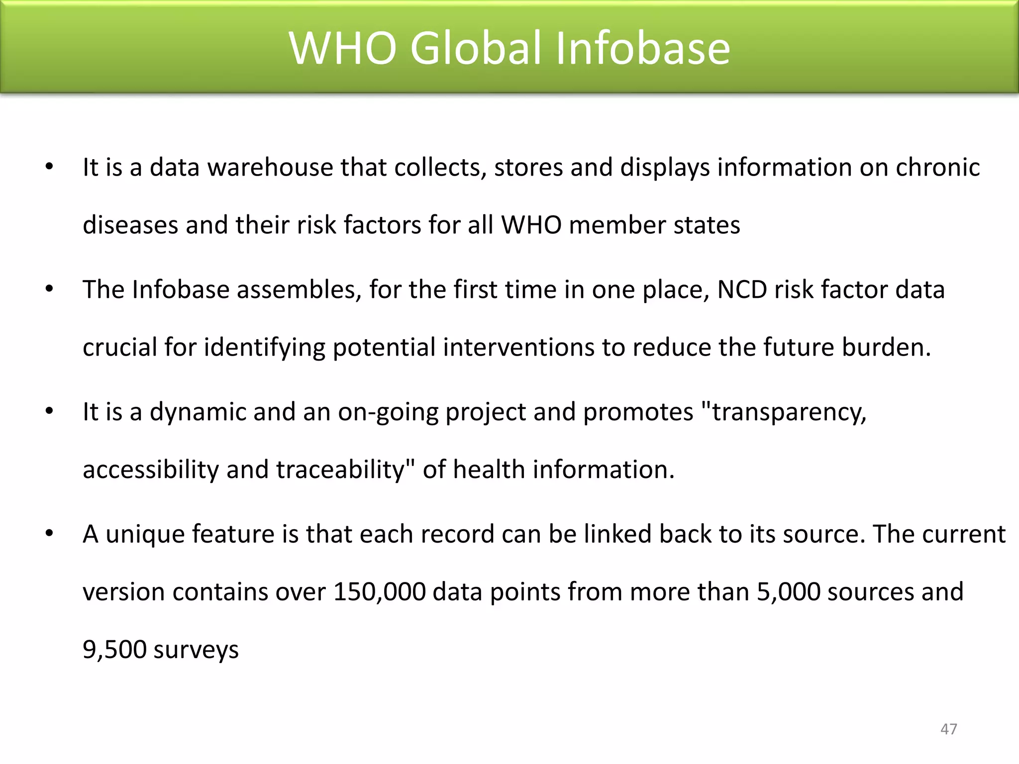 NCD Risk factor Surveillance | PPTX