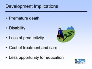 NCD Update: Policies and Programs for the Prevention and Control of NCD ...
