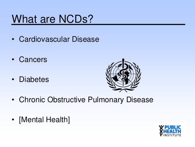 NCD Update: Policies and Programs for the Prevention and Control of N…