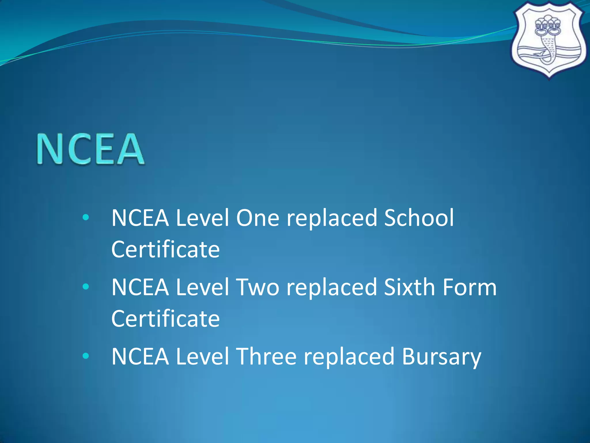 NCEA Presentation | PPTX