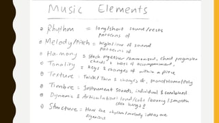 Ncea l1 music revision cards | PPT