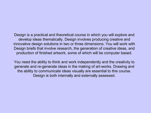 Ncea level3–design | PPT